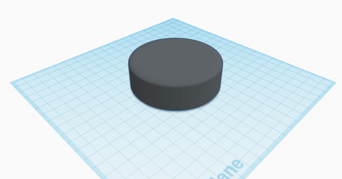 Hockey Puck by Will Maker space | Download free STL model | Printables.com