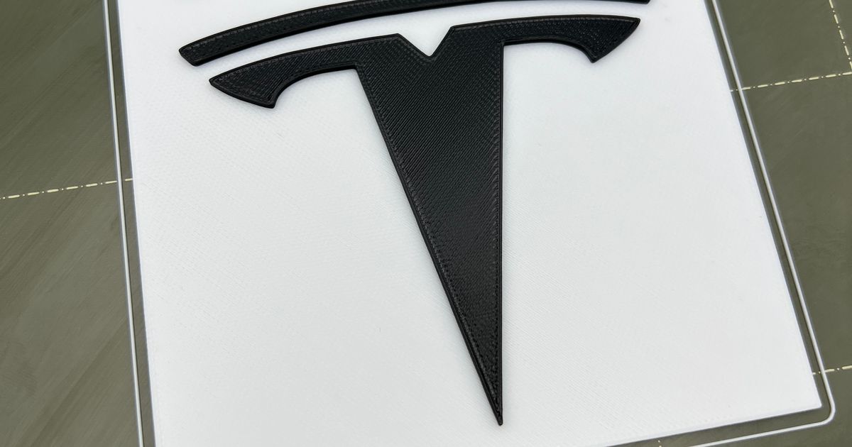 Tesla logo by Patrikus | Download free STL model | Printables.com