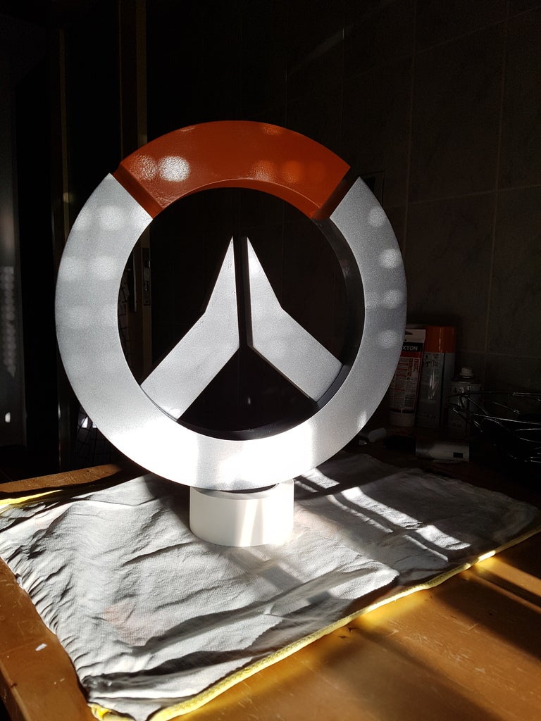OverWatch Logo 40x40 multi parts by MP3D | Download free STL model ...