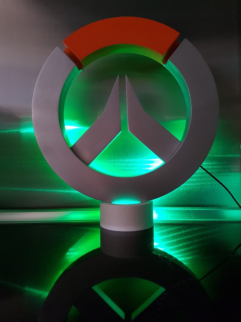 OverWatch Logo 40x40 multi parts by MP3D | Download free STL model ...