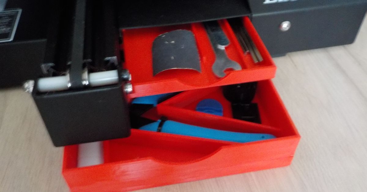 Ender 3 pro organizer drawers by Pekapeque | Download free STL model ...