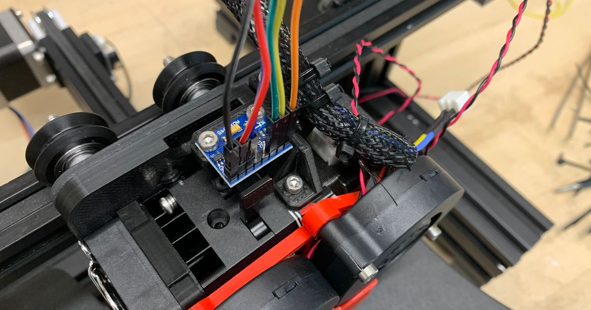 BIQU H2 V2S - Strong cable routing with ADXL345 mount for Modular BIQU ...