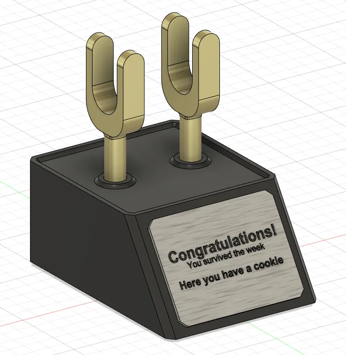 Congratulations! You survived the week by Odbix | Download free STL ...