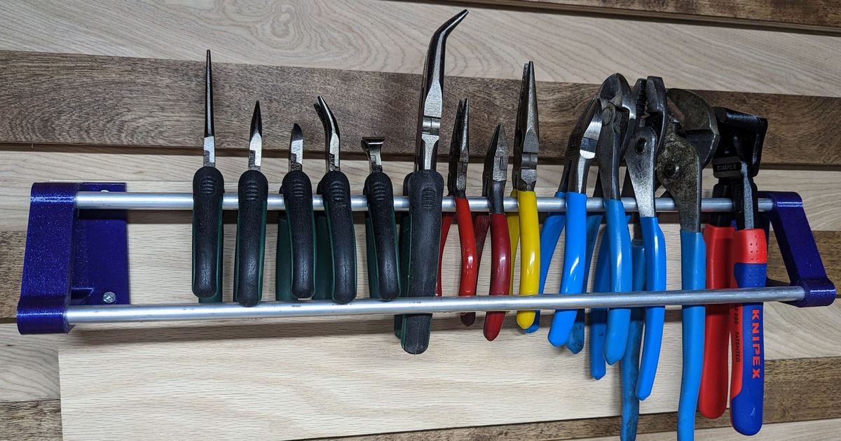 Pliers Rack - Remix for 3/8" Rod by fish_taco_pirate | Download free ...