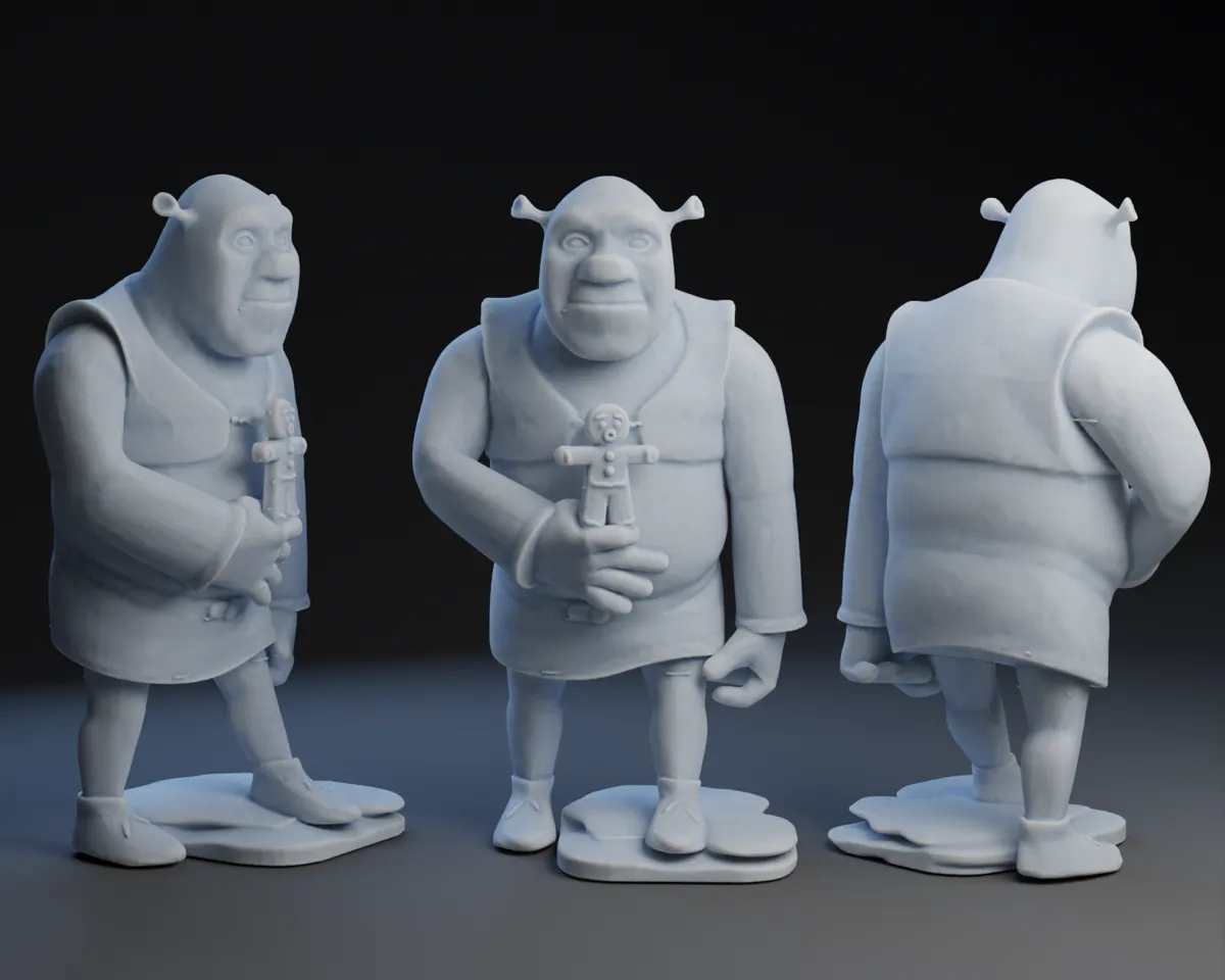 Shrek and the Gingerbread Man by Peter Farell | Download free STL model ...