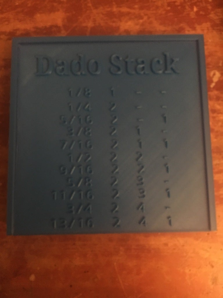 DADO Stack Blade Box and Lid 6" SkillSaw by David | Download free STL ...