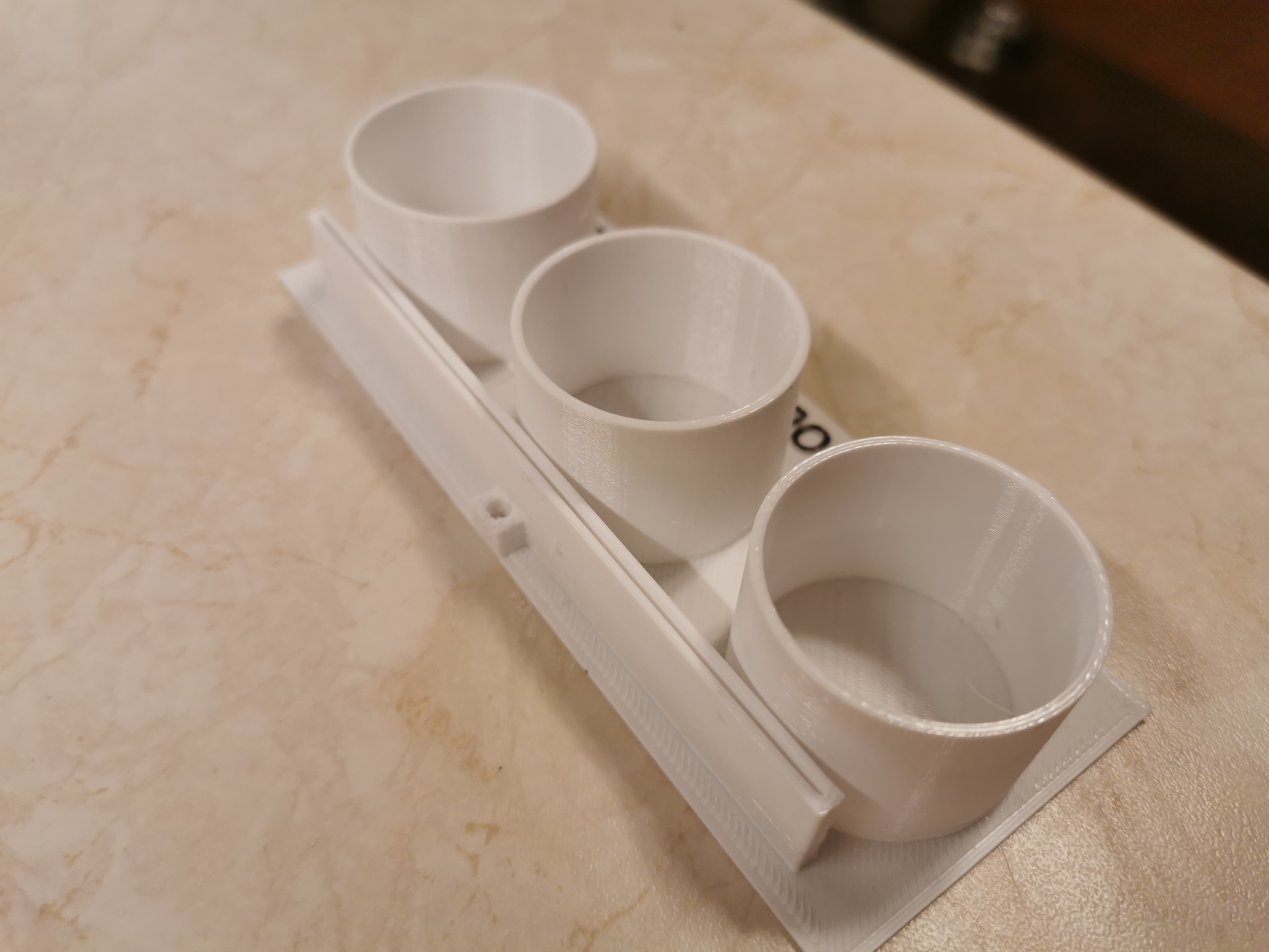 Pill Cup Tray with nametag holder. by baramedic | Download free STL ...