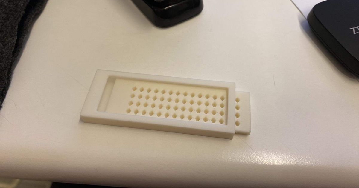 TEM grid box with a glass cover by michalby | Download free STL model ...