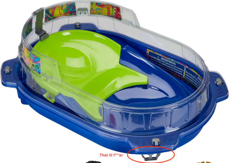 Beyblade arena leg (Hypersphere Vortex Climb Battle Set (E7621)) by ...