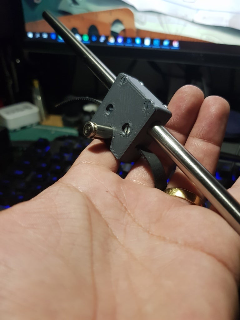 UM2 Cross Slider Block for 8mm linear rods by MP3D | Download free STL ...