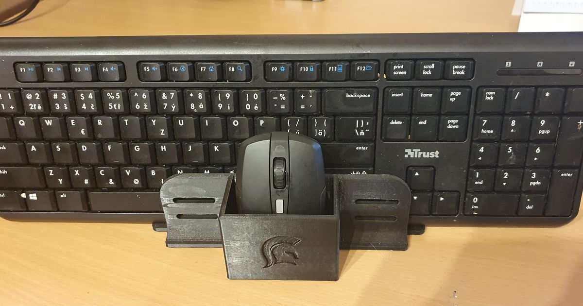 Keyboard and mouse desktop stand by RC builder | Download free STL ...