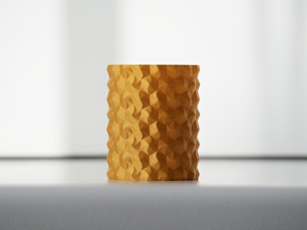 Hex Twist surface vase (spiral print) by DrLex | Download free STL ...