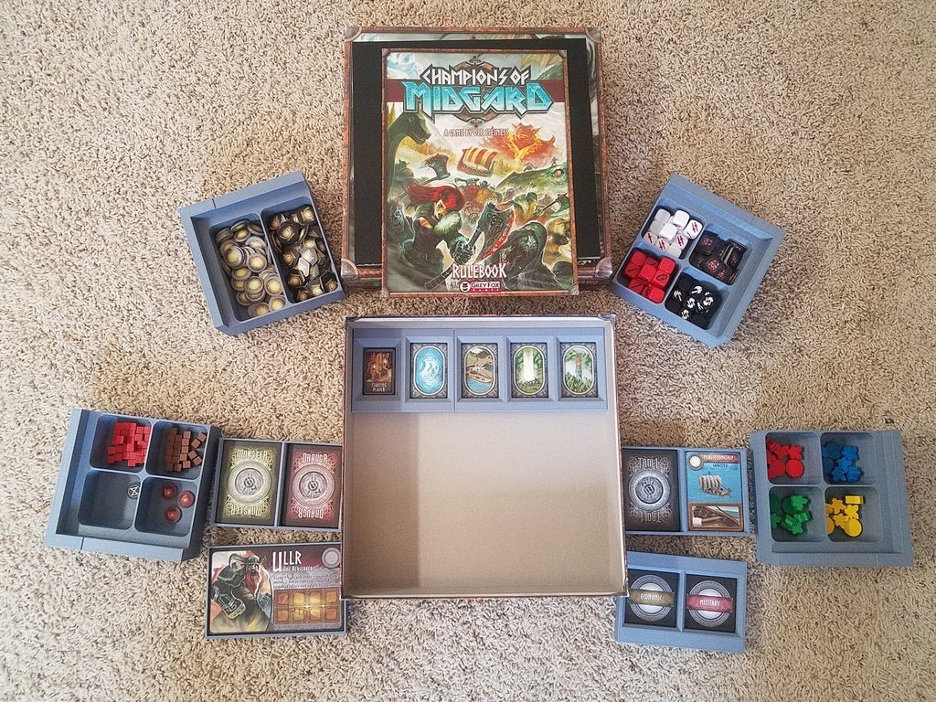 Champions of Midgard game box organizer by Dracx | Download free STL ...