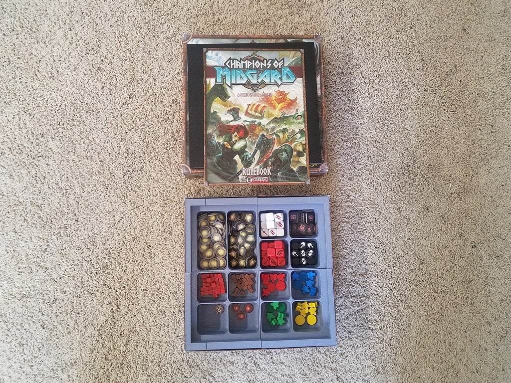 Champions of Midgard game box organizer by Dracx | Download free STL ...