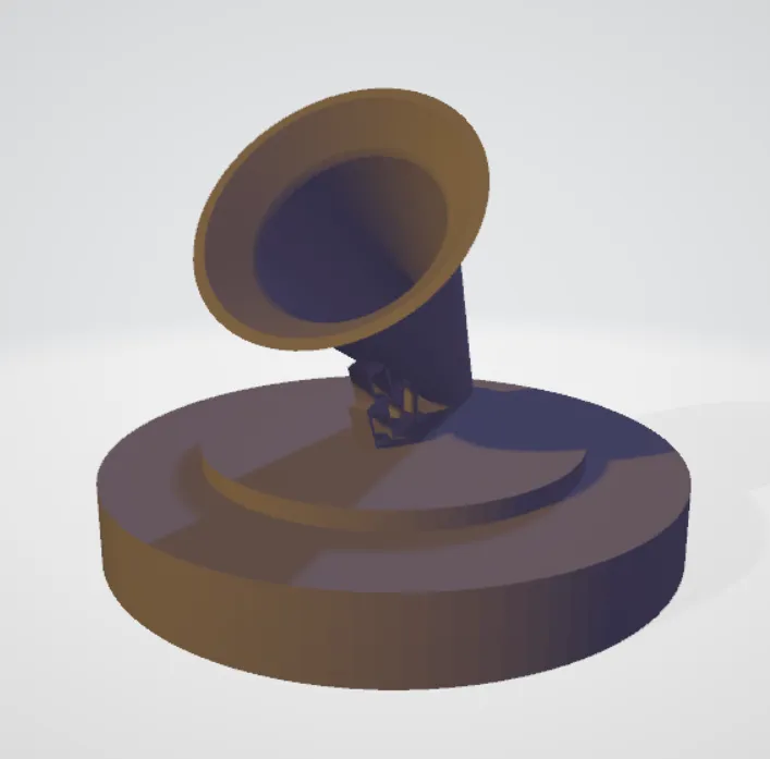 Phonograph Record Adaptor by NelsonM | Download free STL model ...