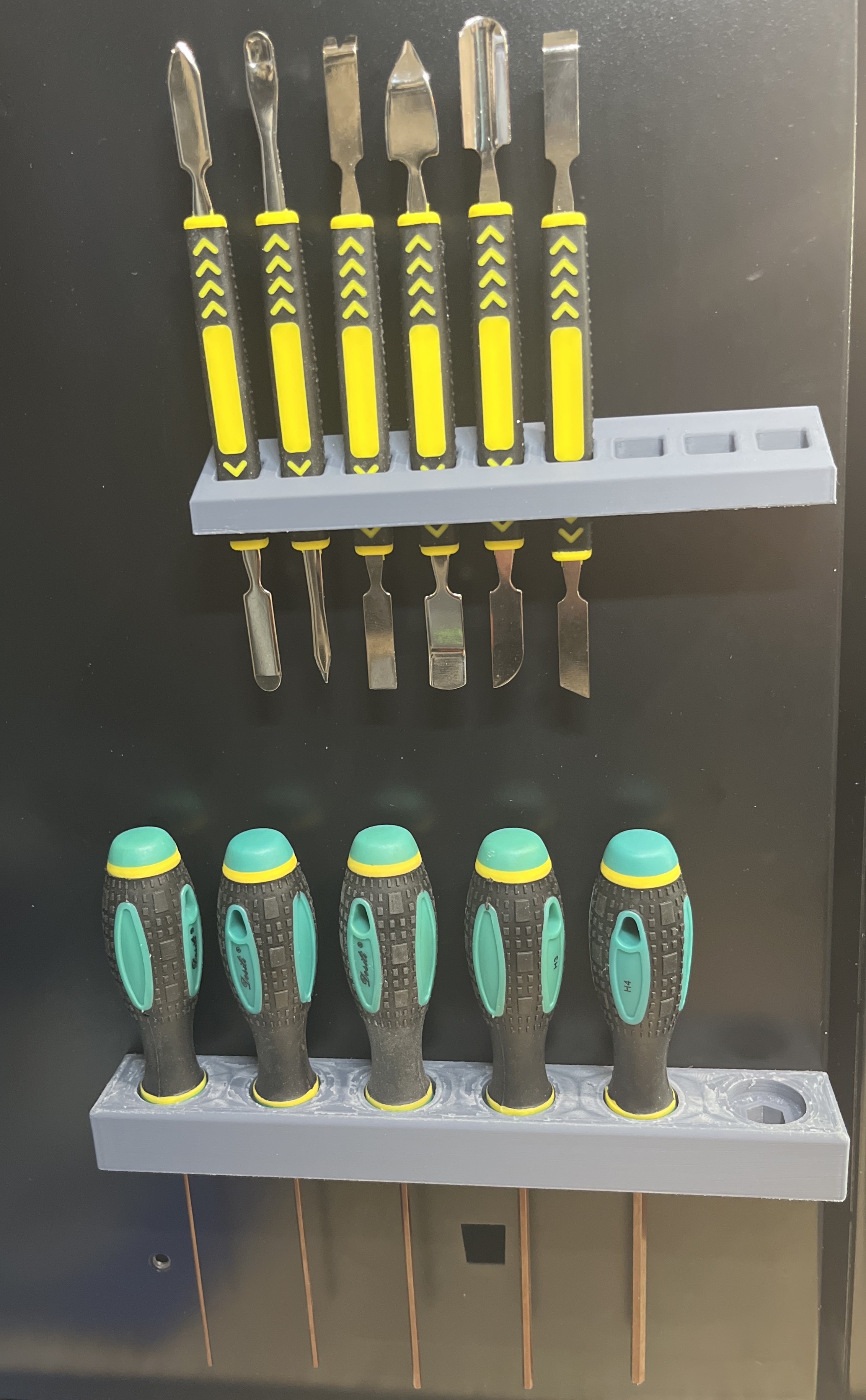 3D Printing Accessory Holders - Mini Prybar Set & Hex Driver Set by ...