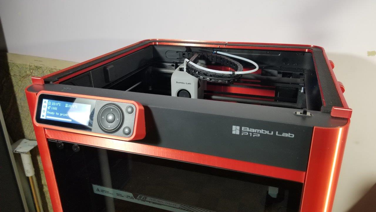 Bambu Lab P1P Enclosure with original Top Glass & Front Door by Gounn ...