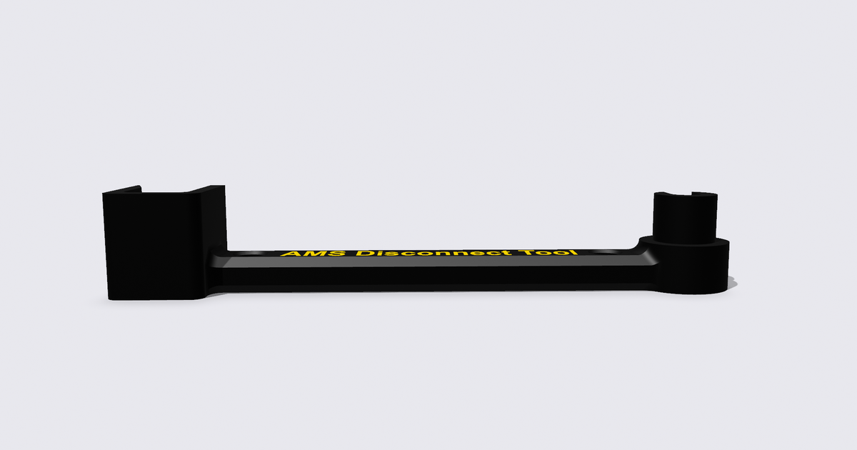 Ams Disconnect Tool Flush Letters By Radtechdad Download Free Stl Model