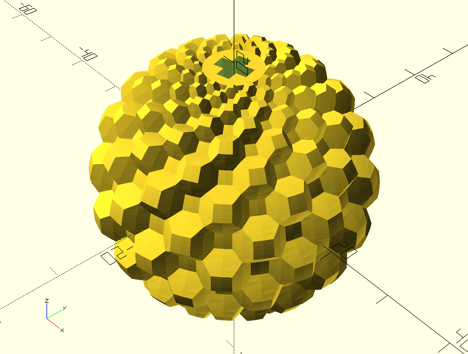 Truncated Octahedron Sphere By Gringer Download Free Stl Model 