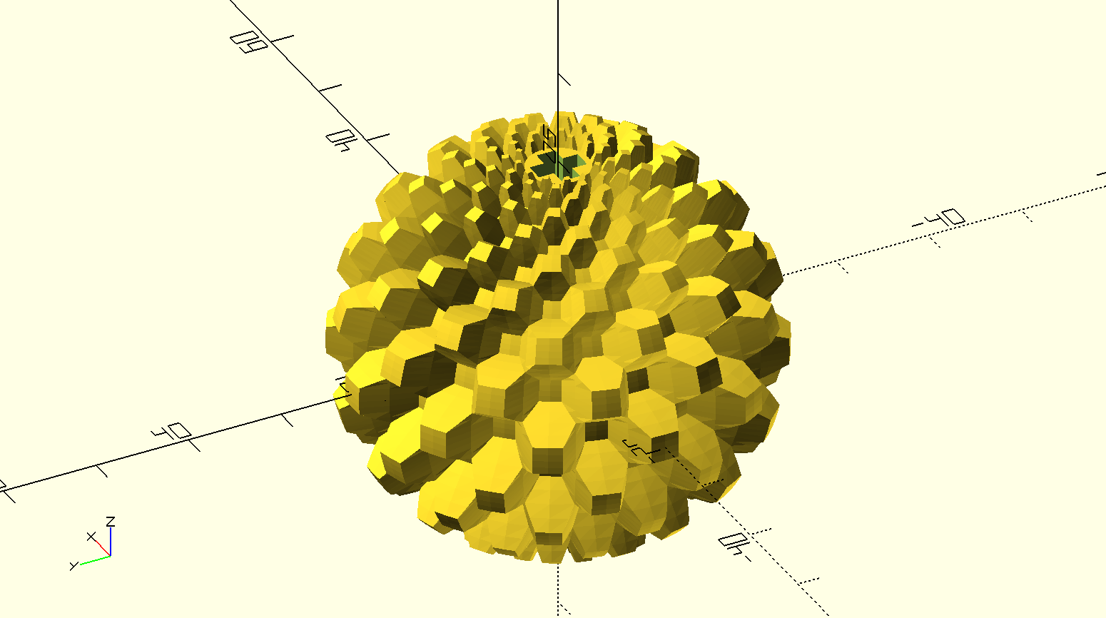 Truncated Octahedron Sphere By Gringer Download Free Stl Model