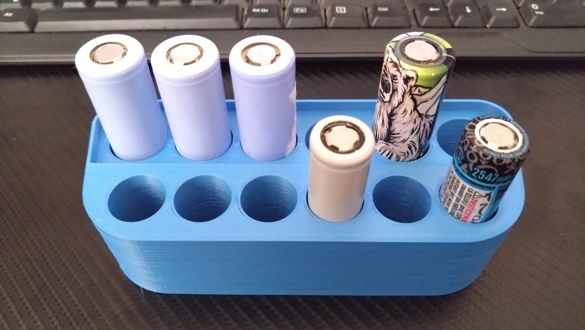 21700 & 18650 Battery Holder by walloper3 | Download free STL model ...