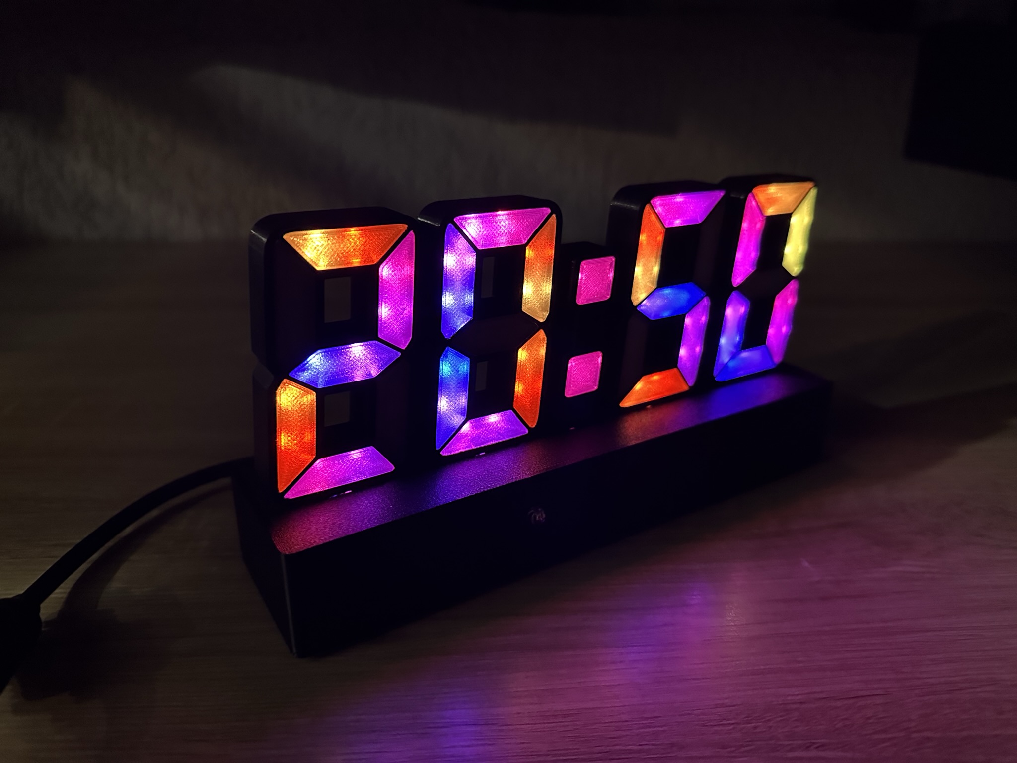 LED Clock - Resized2-40x66mm by Marius M | Download free STL model ...