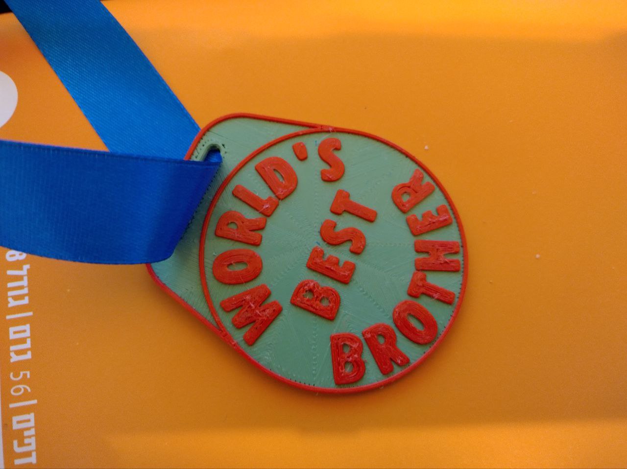 World's best brother medal by Liova | Download free STL model ...