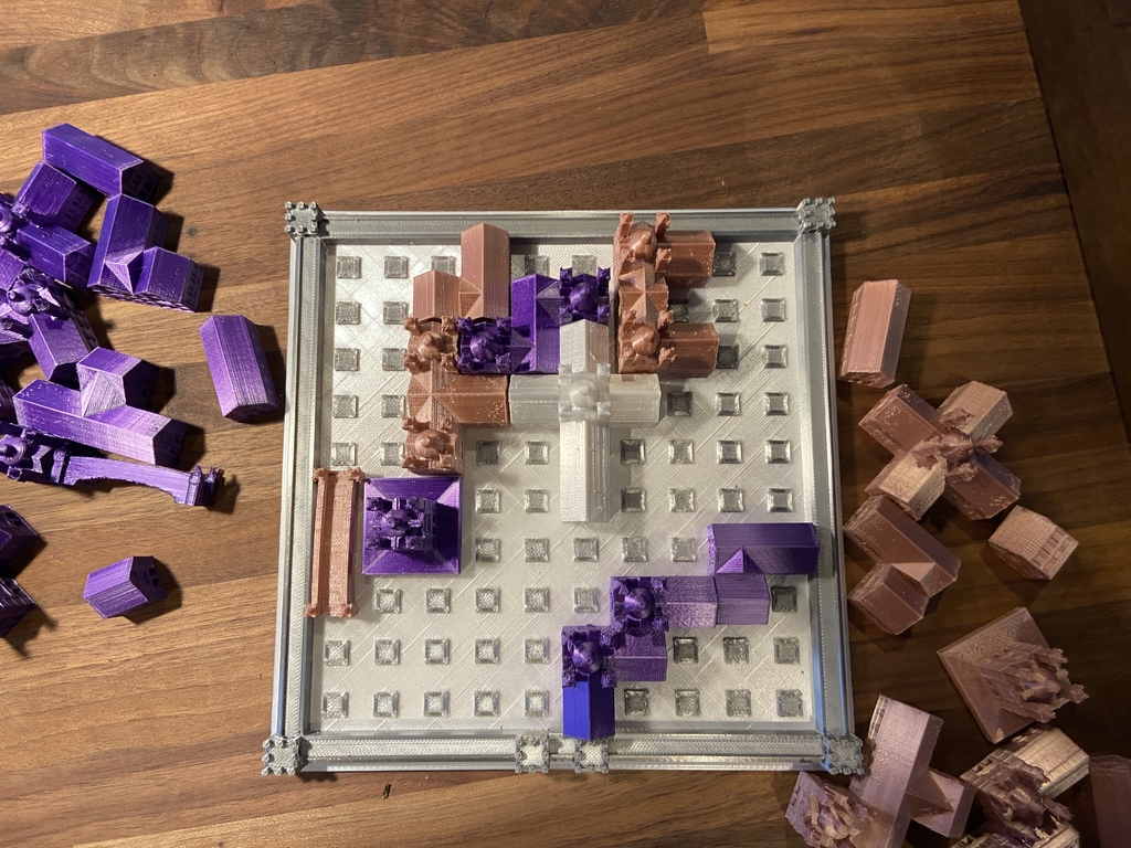 Cathedral Game - Board and Cover by Corey | Download free STL model ...
