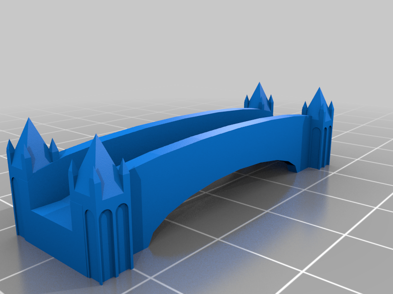 Bridge Piece for Cathedral Game by Corey | Download free STL model ...