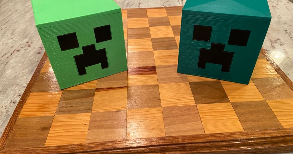 Case for the Complete Minecraft Chess Set by Corey | Download free STL ...