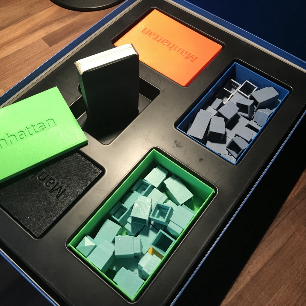 Manhattan Board Game Player Cases by Corey | Download free STL model ...