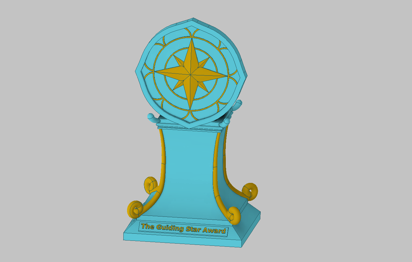 The Guiding Star Award by 3DPrintNovesia | Download free STL model ...