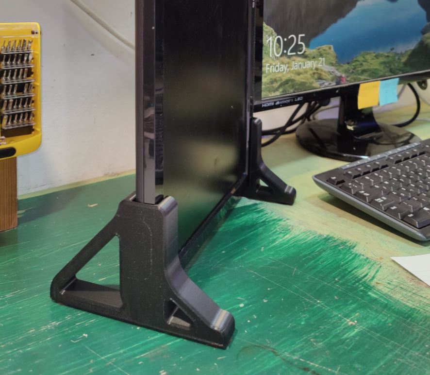 Bracket for computer screen by G4ZO | Download free STL model ...