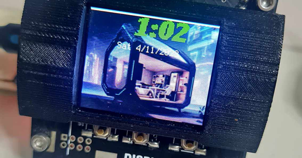 Desk Clock Lcd ST7735 by Yakroo108 | Download free STL model ...