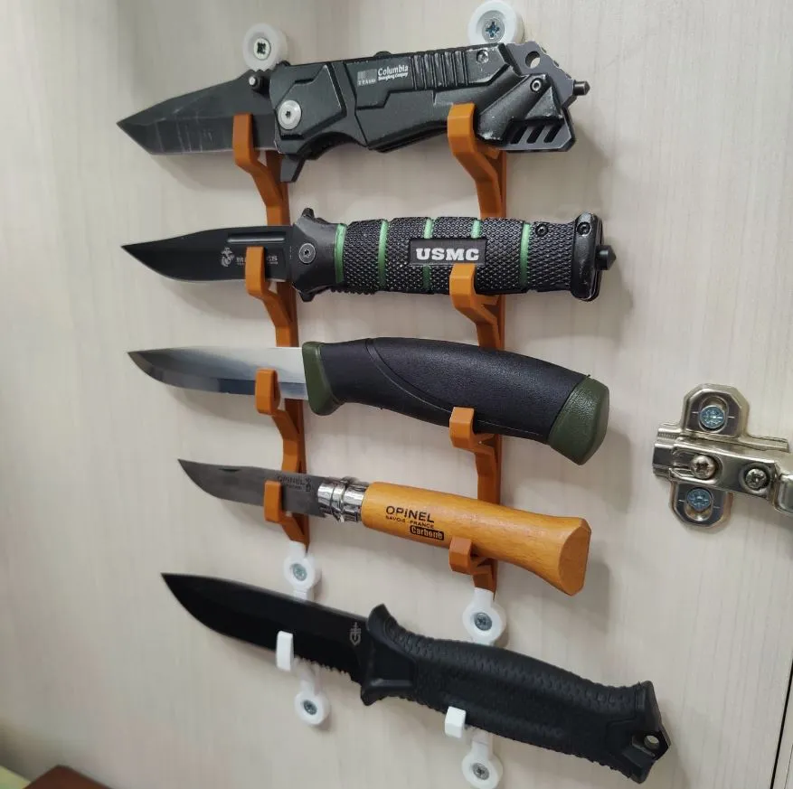 Vertical display knife holder by G4ZO | Download free STL model ...