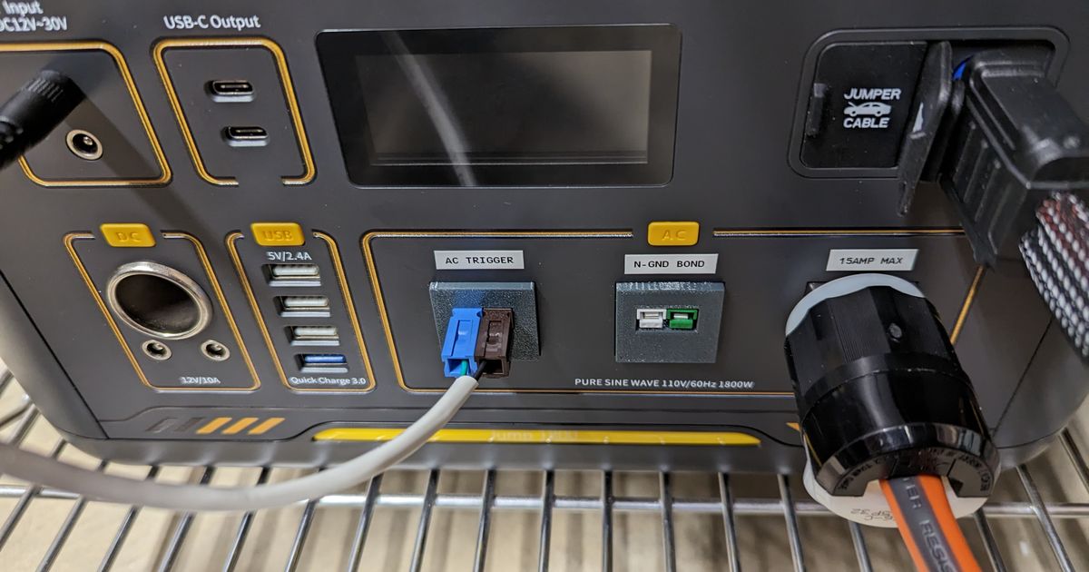 PowerPole mount in place of 15Amp snap-in plug by JPMakesStuff ...