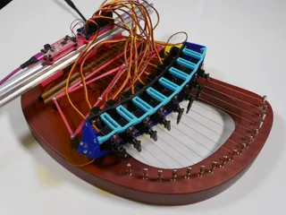 PHONE LYRE MOUNT by Matthew Boots | Download free STL model ...