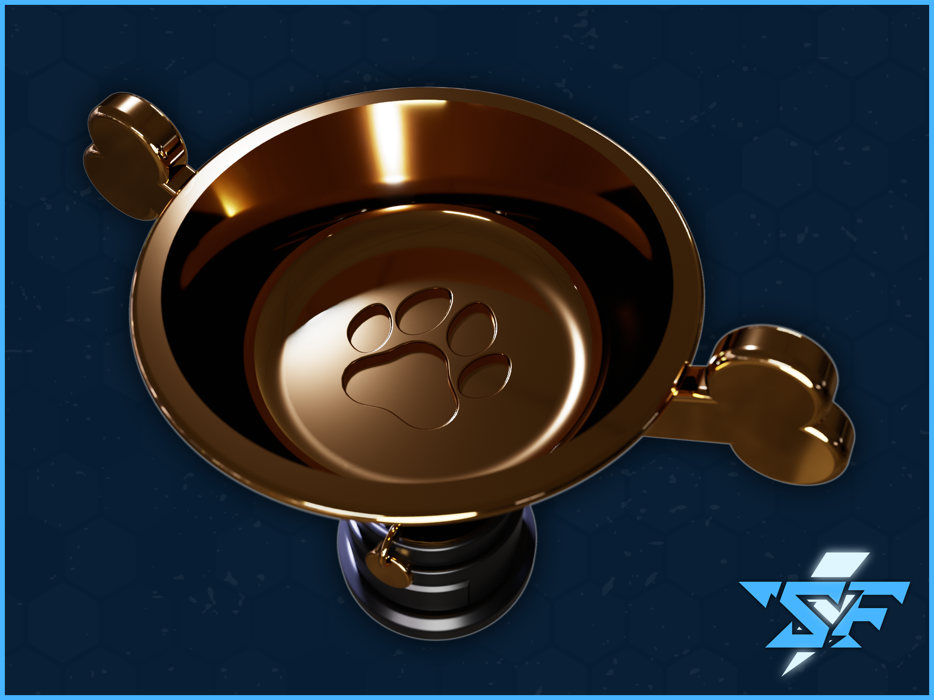 The Goodest Boi / Best Doggo Trophy by Storm Forge Prints | Download ...