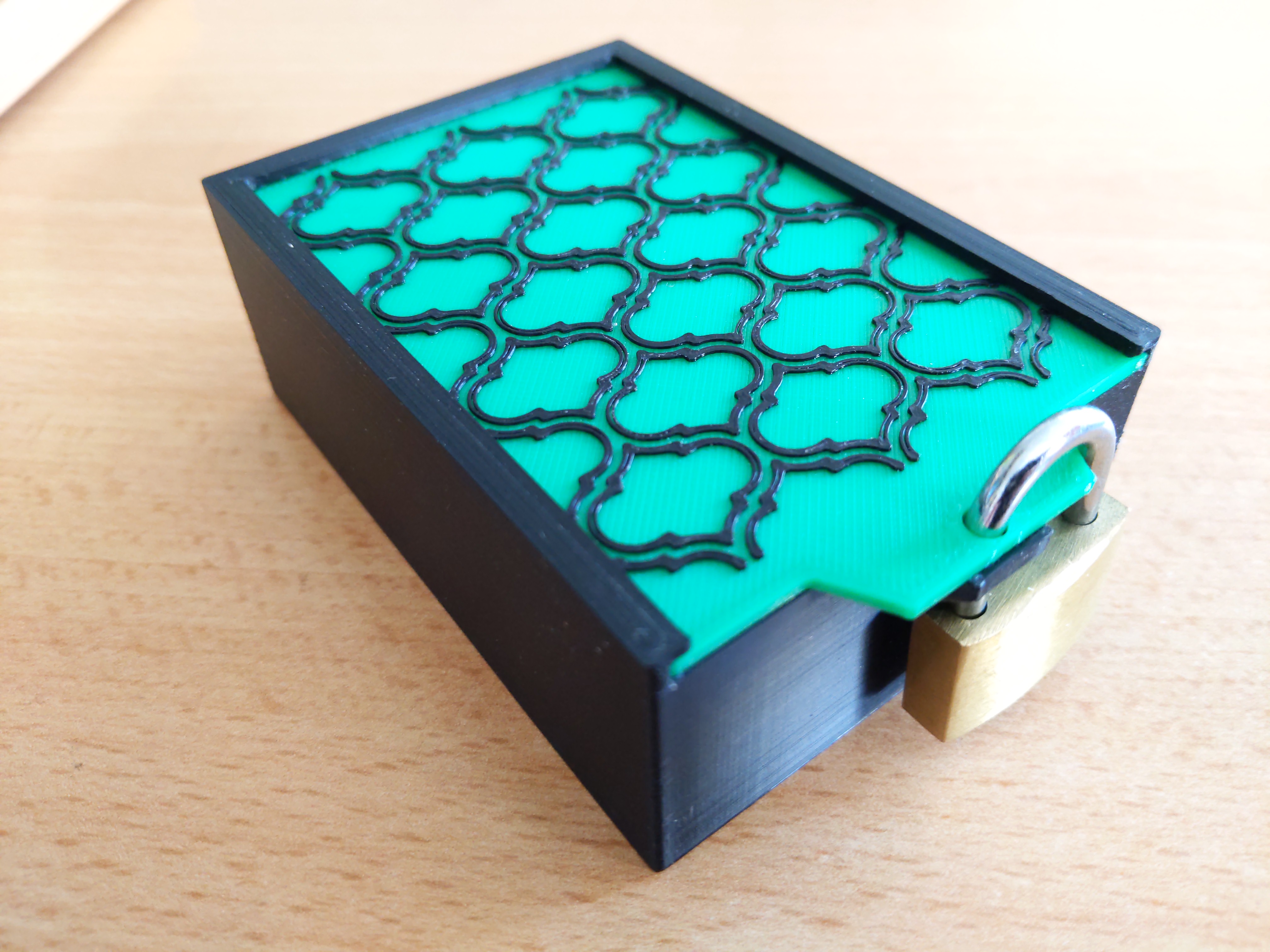 Lock Box with Sliding Lid by lavamind | Download free STL model ...