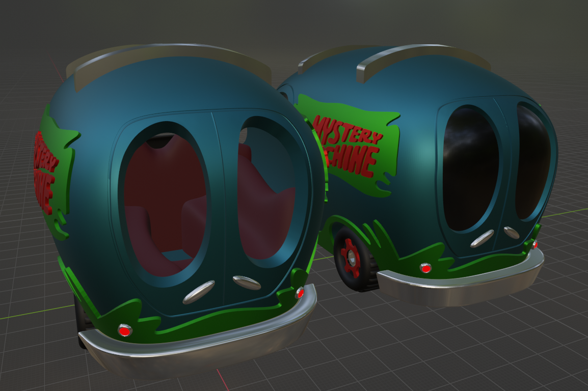 Minivan Bus "Mystery Machine 3000" Toy Car von Windkanter | Kostenloses ...