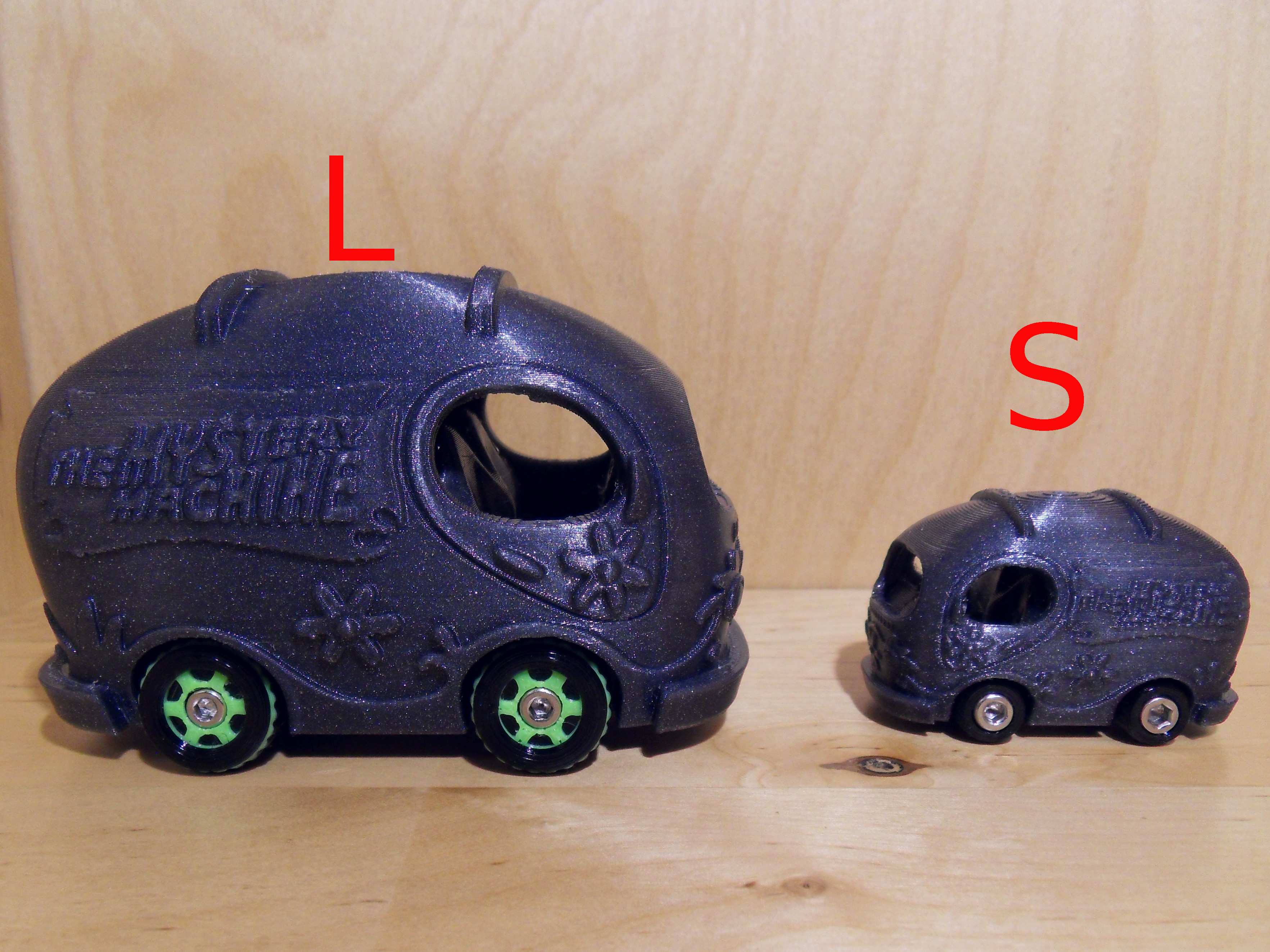 Minivan Bus "Mystery Machine 3000" Toy Car von Windkanter | Kostenloses ...