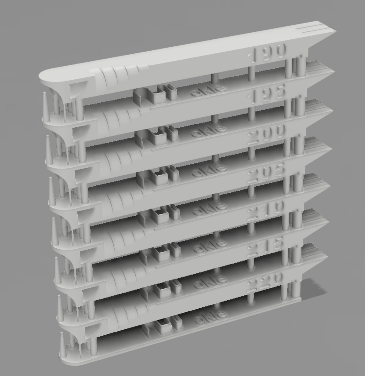 Temp Tower Multitest por okle | Descargar modelo STL gratuito ...