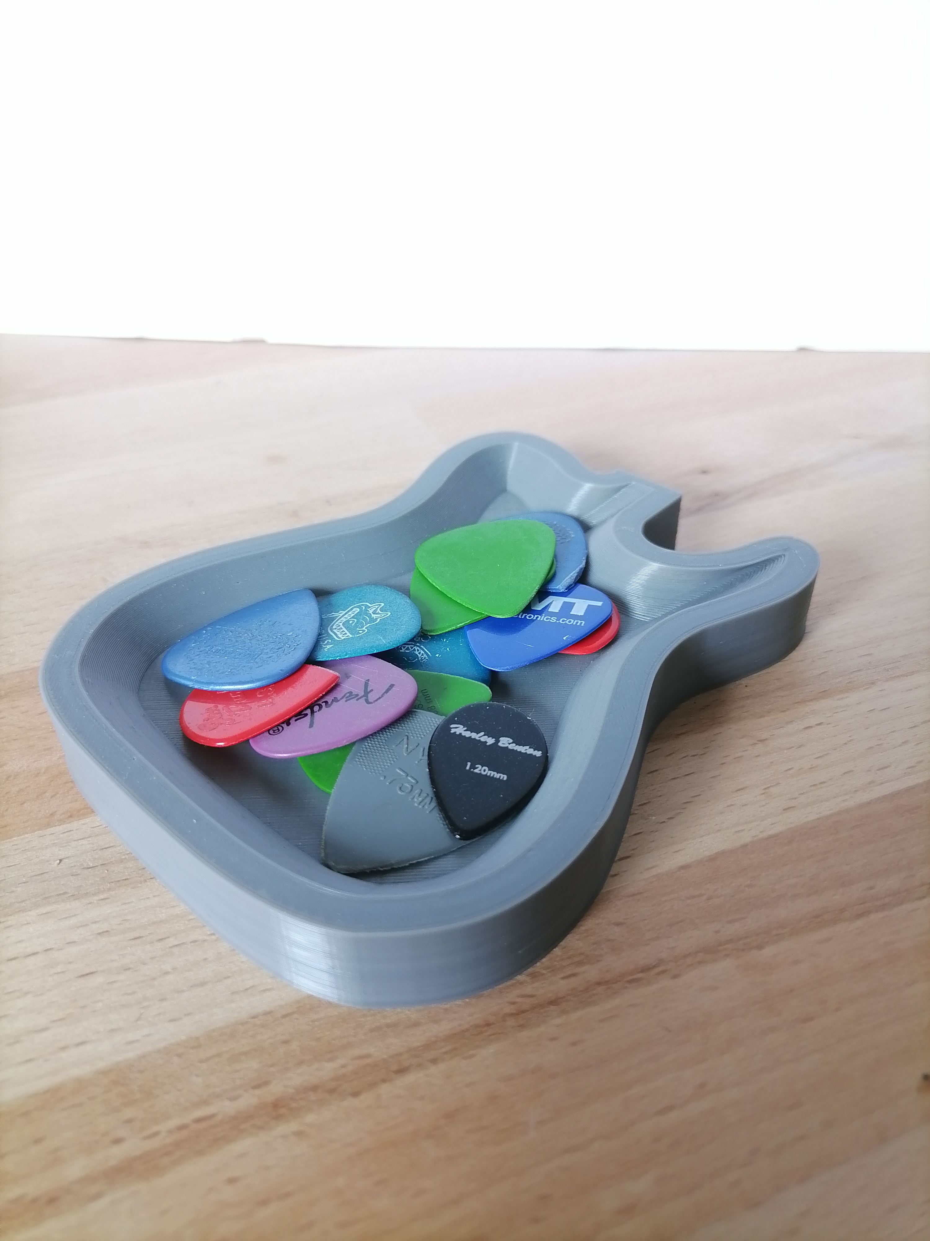 Tele Guitar Pick Holder: A 3D Printed Bowl for Guitar and Bass Picks by ...