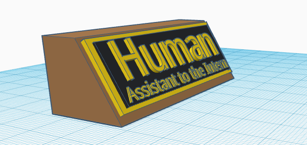 Job simulator Promotion nameplate by Julian Reynaga | Download free STL ...