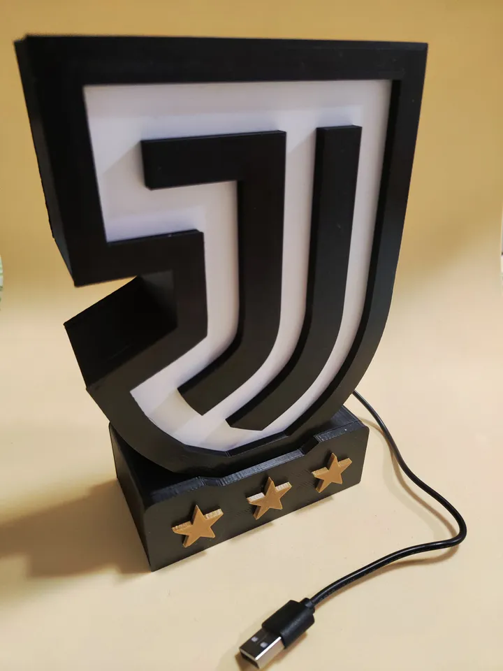 Juventus lamp by Matteo Giovanni Cirfeda | Download free STL model ...