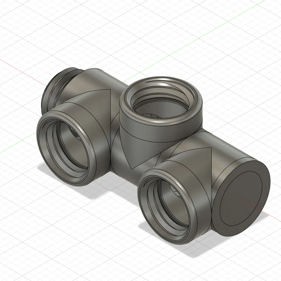 Vacum Hose Manifold by alain | Download free STL model | Printables.com