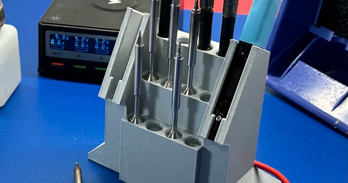 Pine64 Pinecil and tip stand by codeman256 | Download free STL model ...