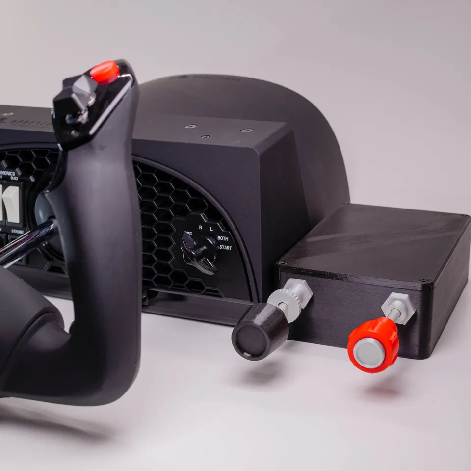 Throttle & mixture for flight sim by David Kingsman | Download free STL ...