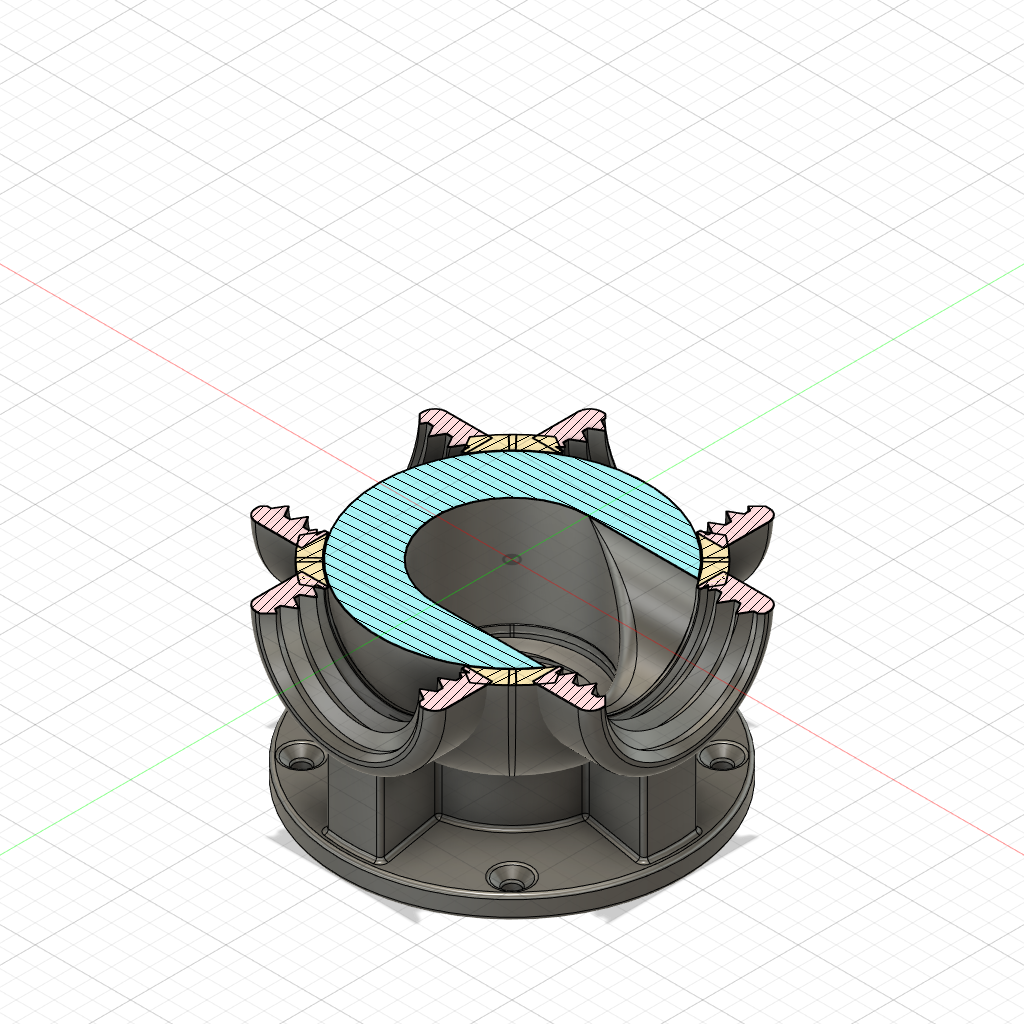 pip 4way vacum hose valve by alain | Download free STL model ...