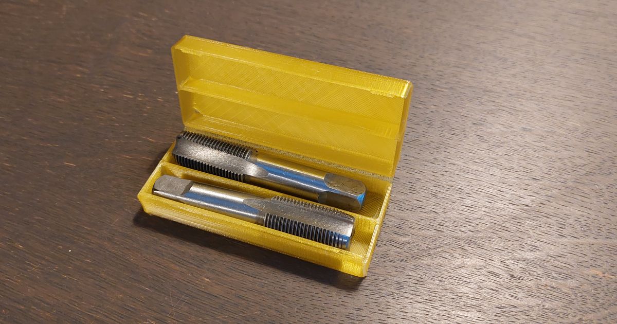Tap storage box by Michiel | Download free STL model | Printables.com